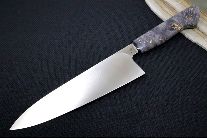 Corey Dunlap Custom Knives - 8.5" Chef's Knife - Western Chef Styled B ...