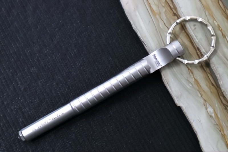 Lionsteel Stainless Steel Eskaper Bottle Opener / Glass Breaker / Keyc ...