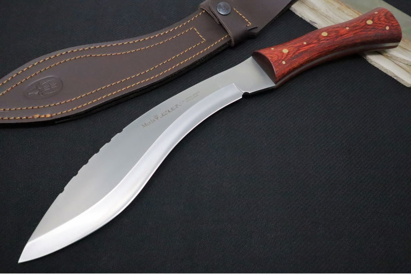 Muela Knives Kukri-26M Fixed Blade - Rosewood Handle / X50CrMoV15 ...