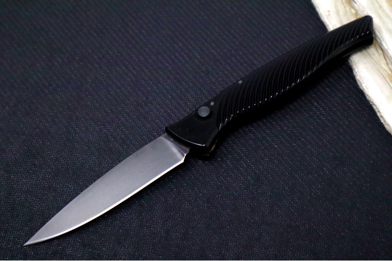 Piranha Knives "DNA" - Black Blade / CPM-S30V Blade / Black Aluminum H ...